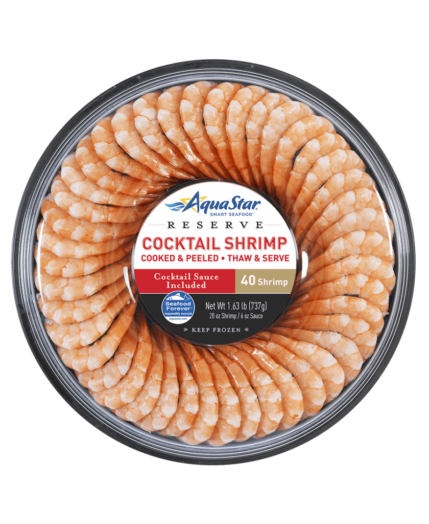 Cocktail Shrimp Ring 40 Count - Aqua Star