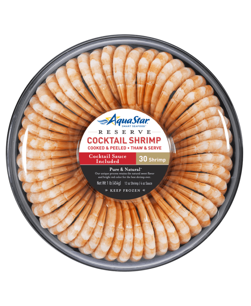 Pure & Natural™ Cocktail Shrimp Ring 30 Count - Aqua Star