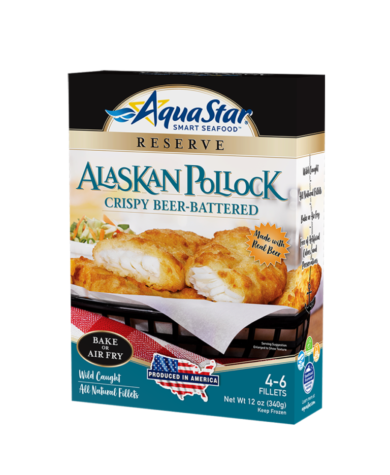 Crispy Battered Alaskan Cod - Aqua Star