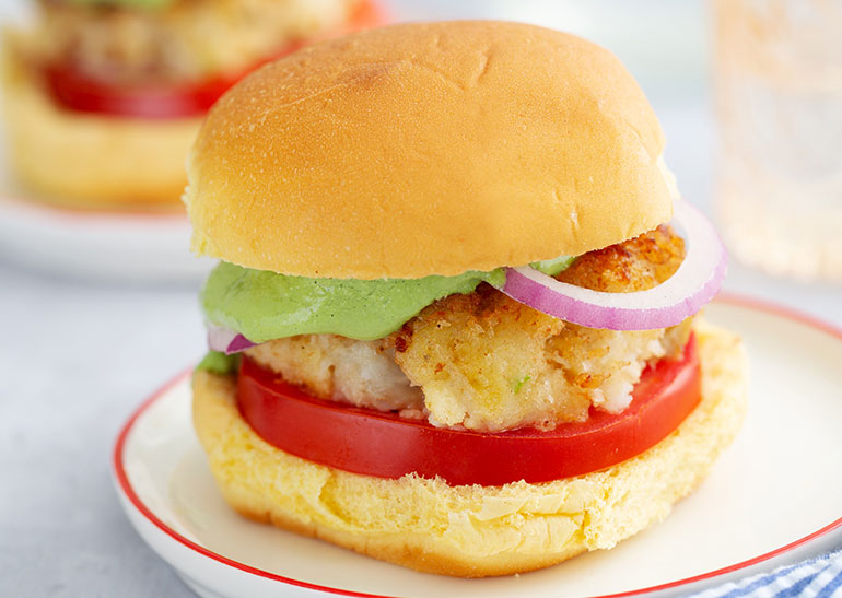 Fish Cake Sliders - Aqua Star