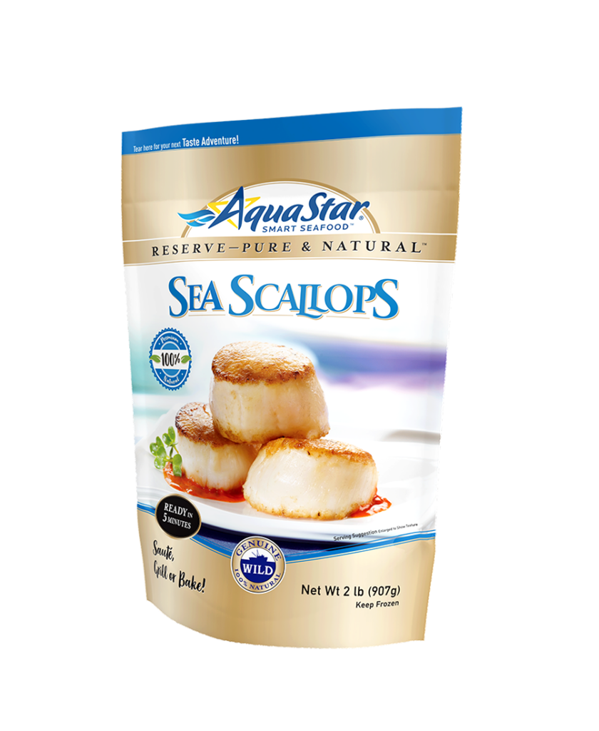 Pure & Natural™ Jumbo Sea Scallops - Aqua Star