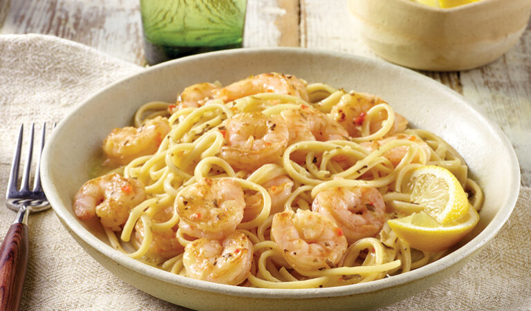 Lemon Garlic Shrimp Linguine Pasta Kit - Aqua Star