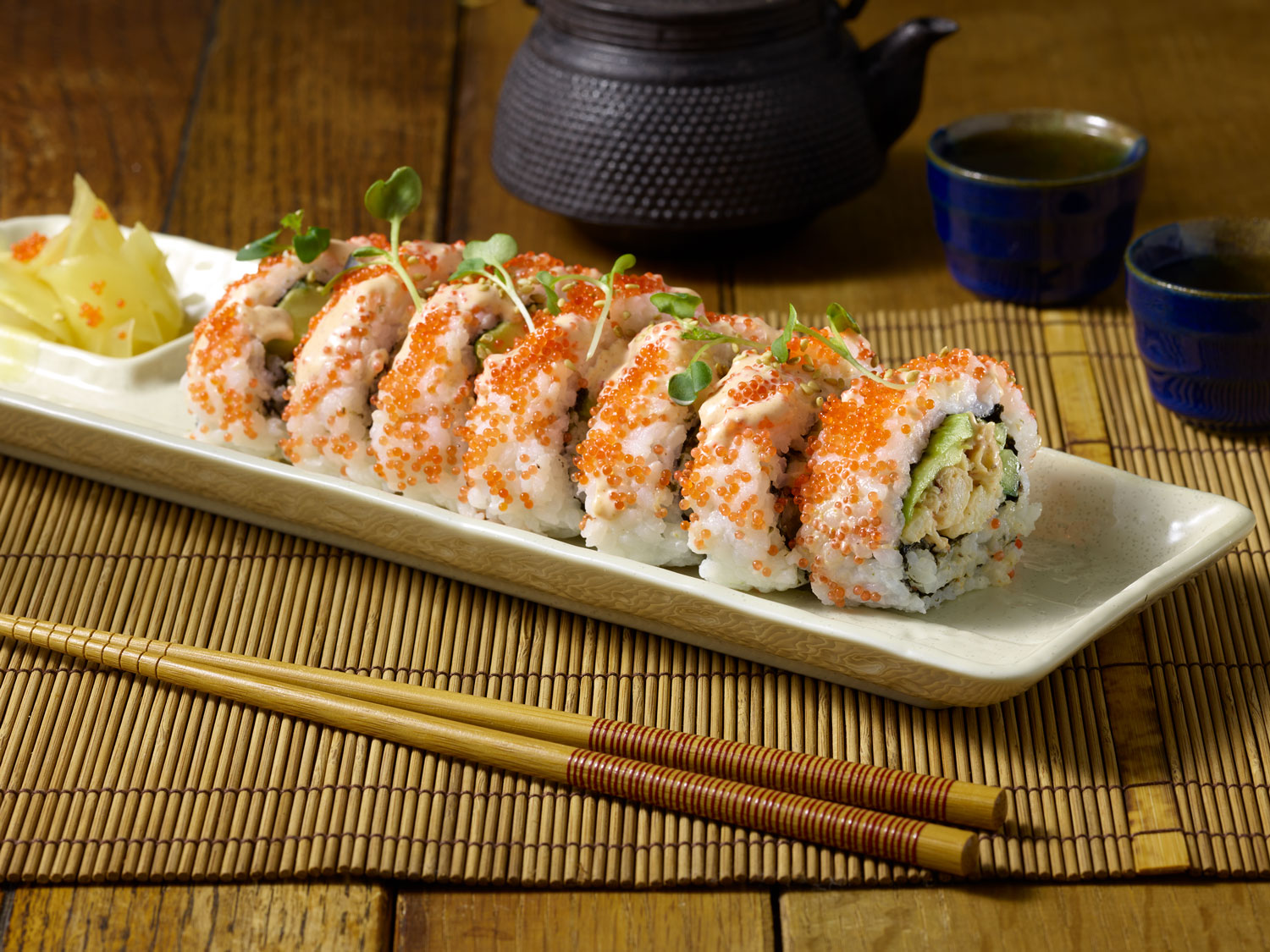 Spicy Crab Sushi Roll - Aqua Star